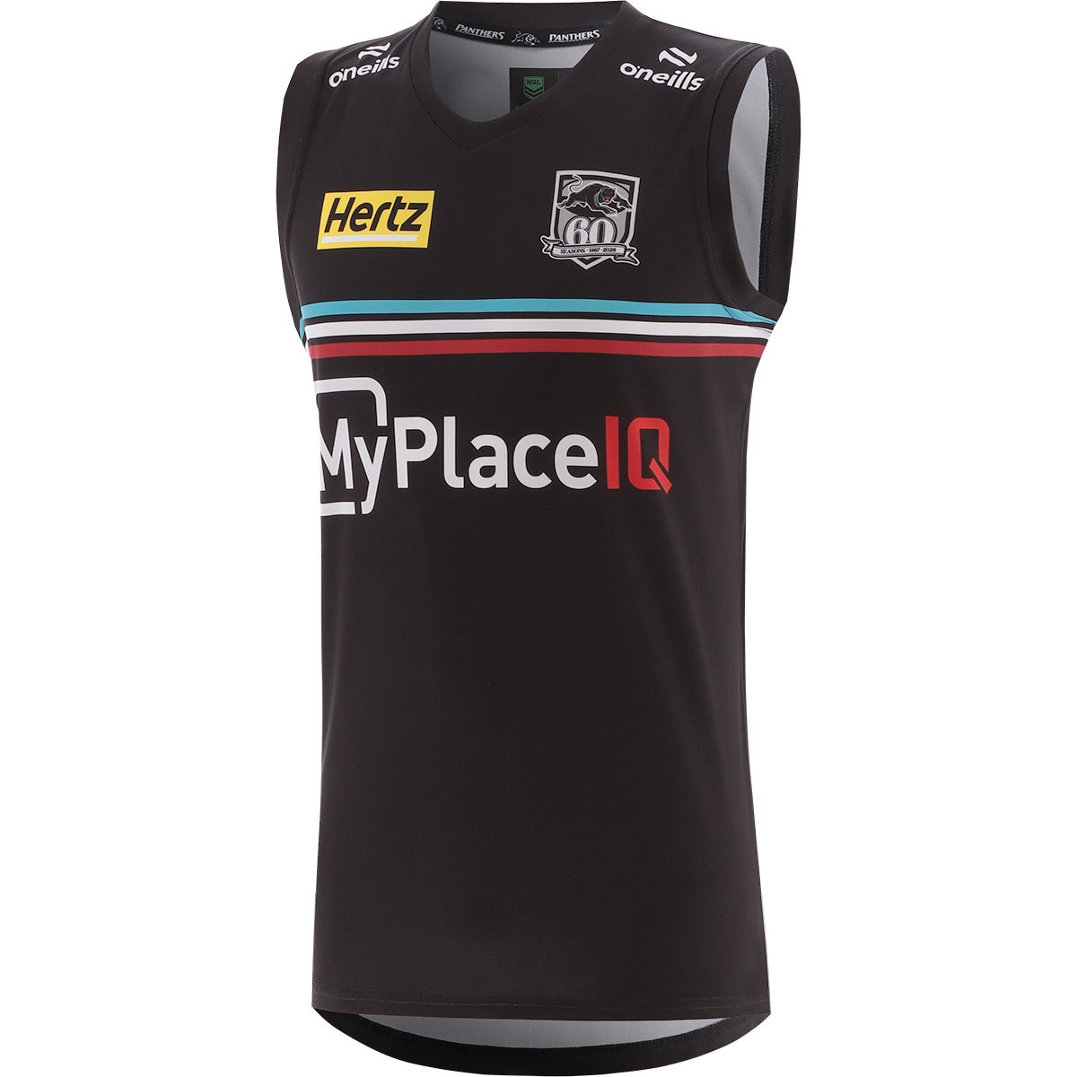 NRL Panthers Training Singlet 2026 - black - The Rugby Shop Darwin